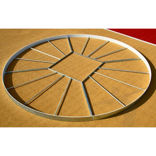 SHOT PUT THROWING CIRCLE OF GALVANISED STEEL